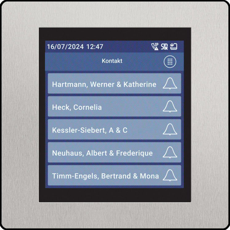 IP Displaymodul mit Moduflex Funktionsmodul | STR Website